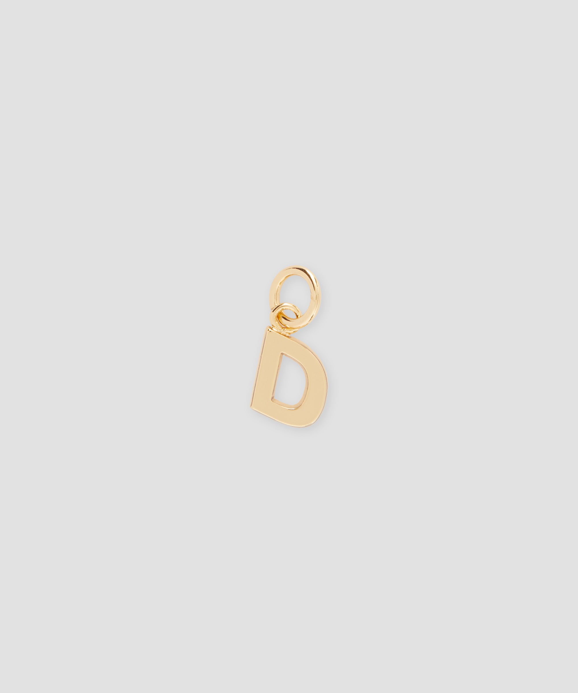 Brass letter D charm - MSGM Official